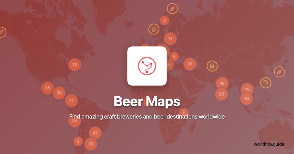 Craft Beer Map - Best Breweries, Taphouses & Beer Gardens Worldwide ...